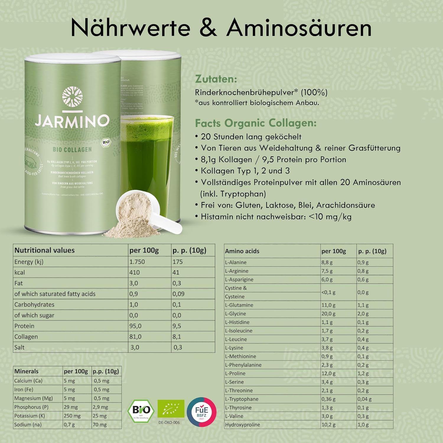 Bio Kollagen | JARMINO® – JARMINO® Knochenbrühe & Kollagen Pulver