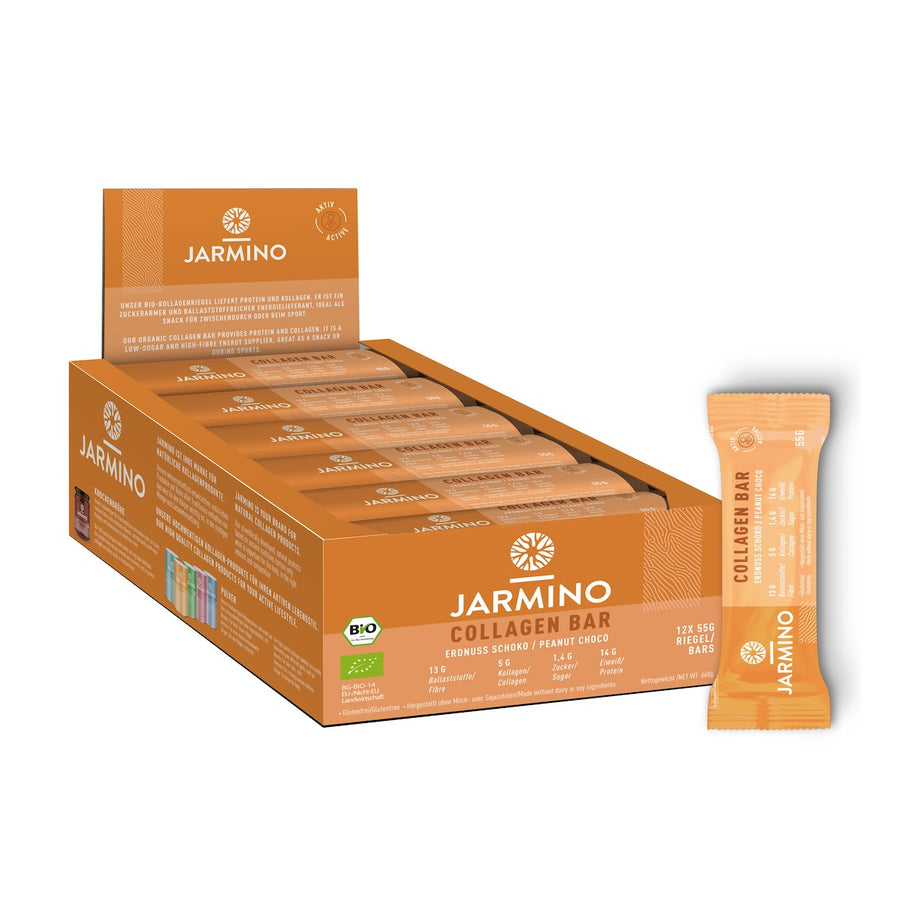 Kollagenriegel Erdnuss | JARMINO® – JARMINO® Knochenbrühe & Kollagen Pulver